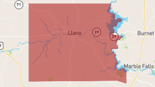 Texas Llano County - AtlasBig.com