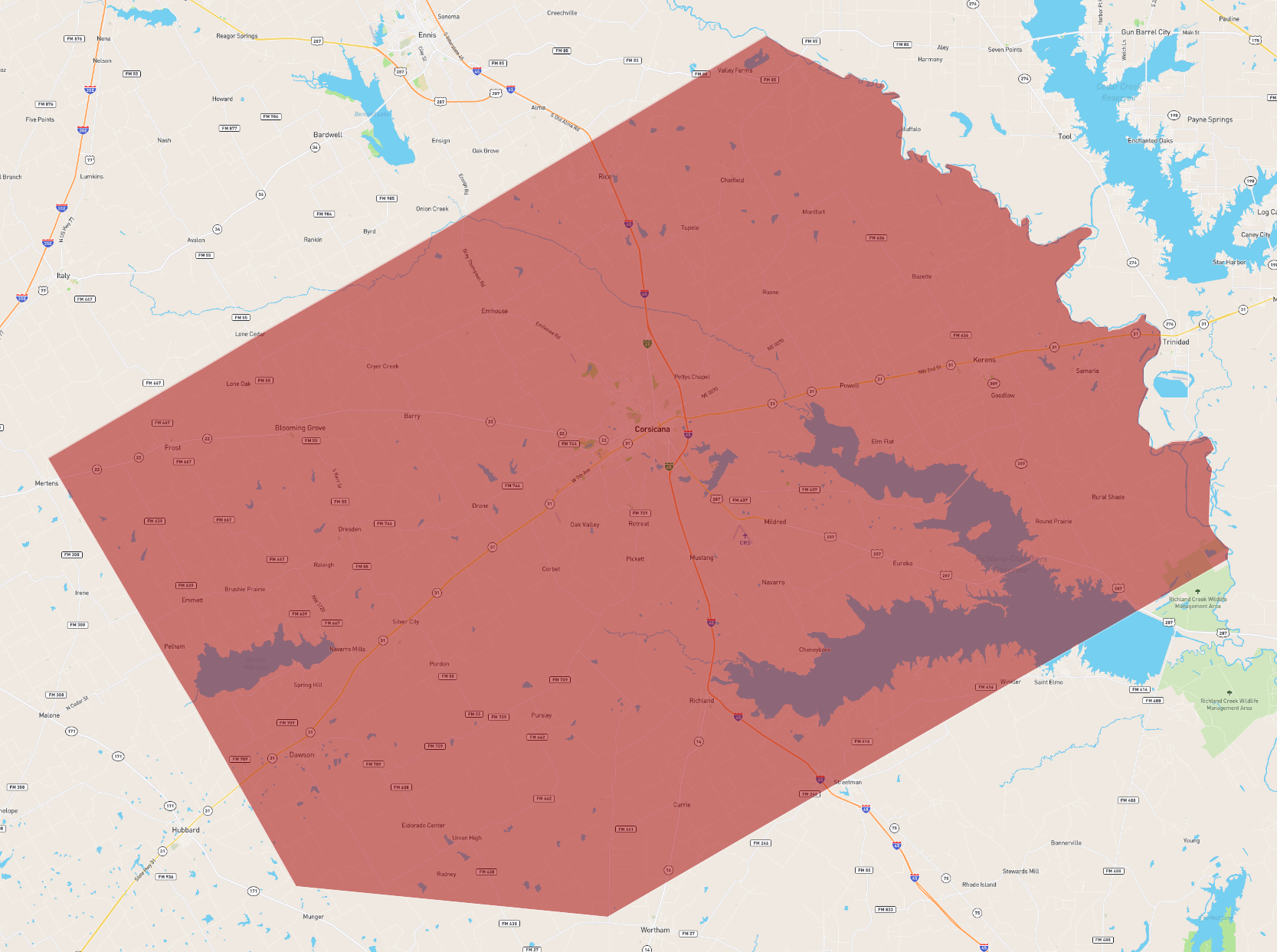 Texas Navarro County