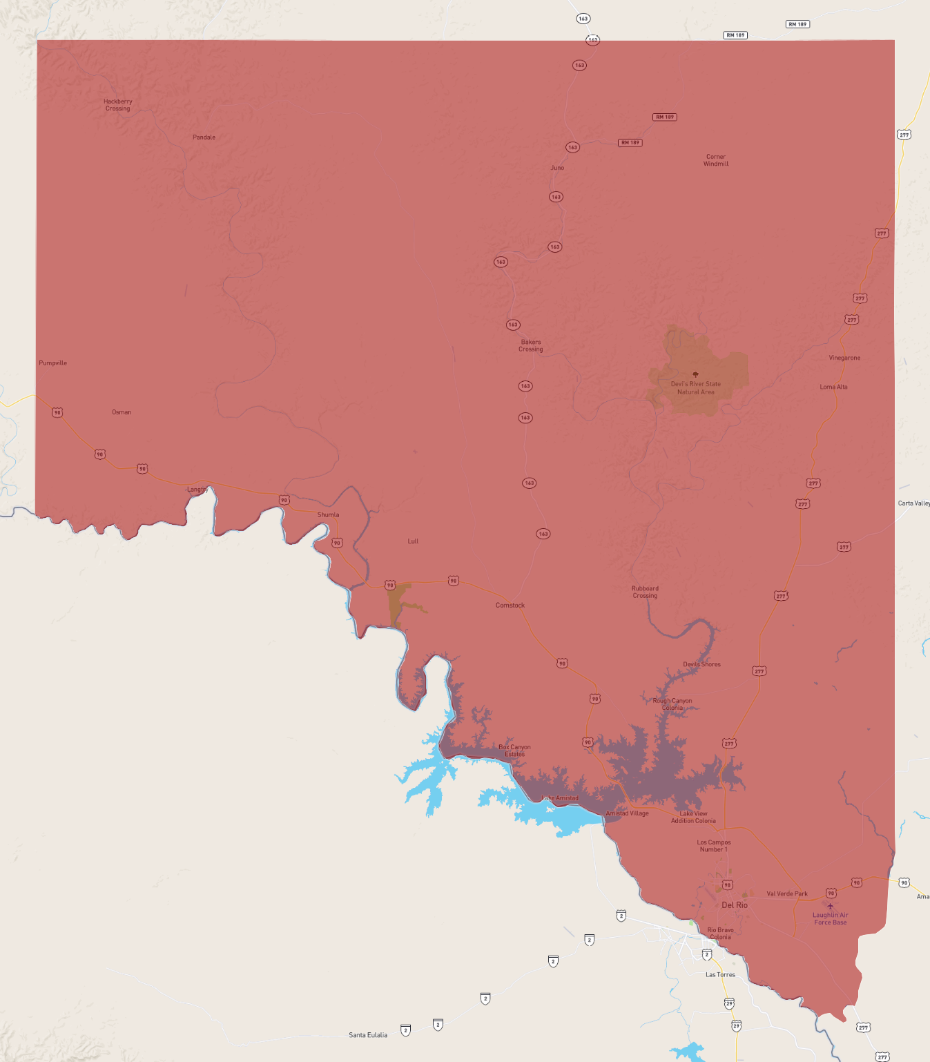 Texas Val Verde County
