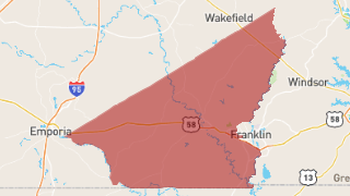 Virginia Southampton County - AtlasBig.com