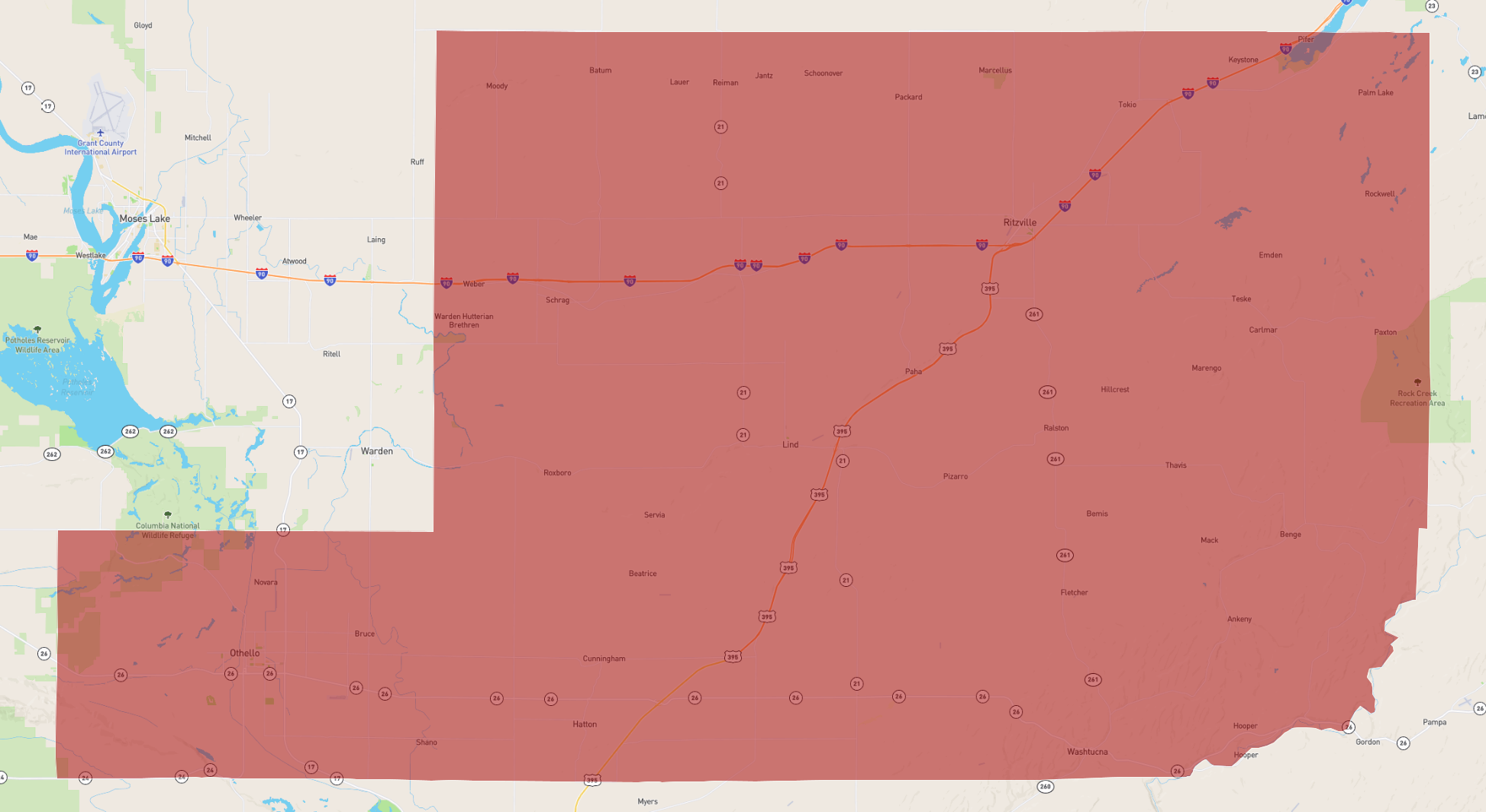 Washington Adams County - AtlasBig.com