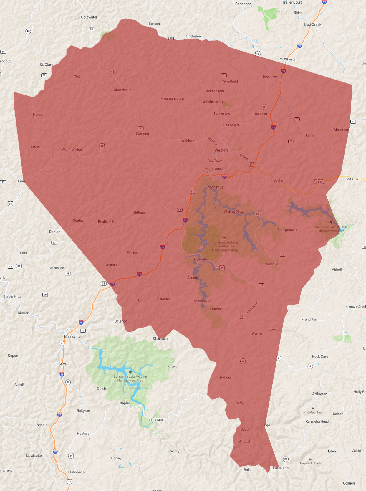 West Virginia Lewis County