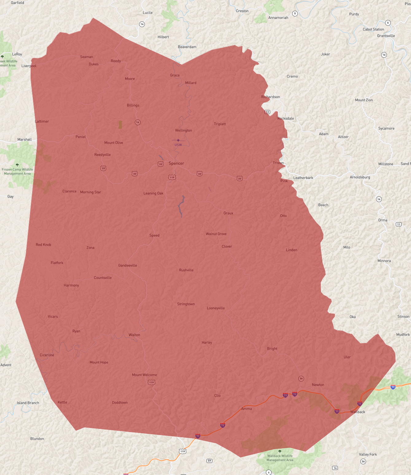 West Virginia Roane County