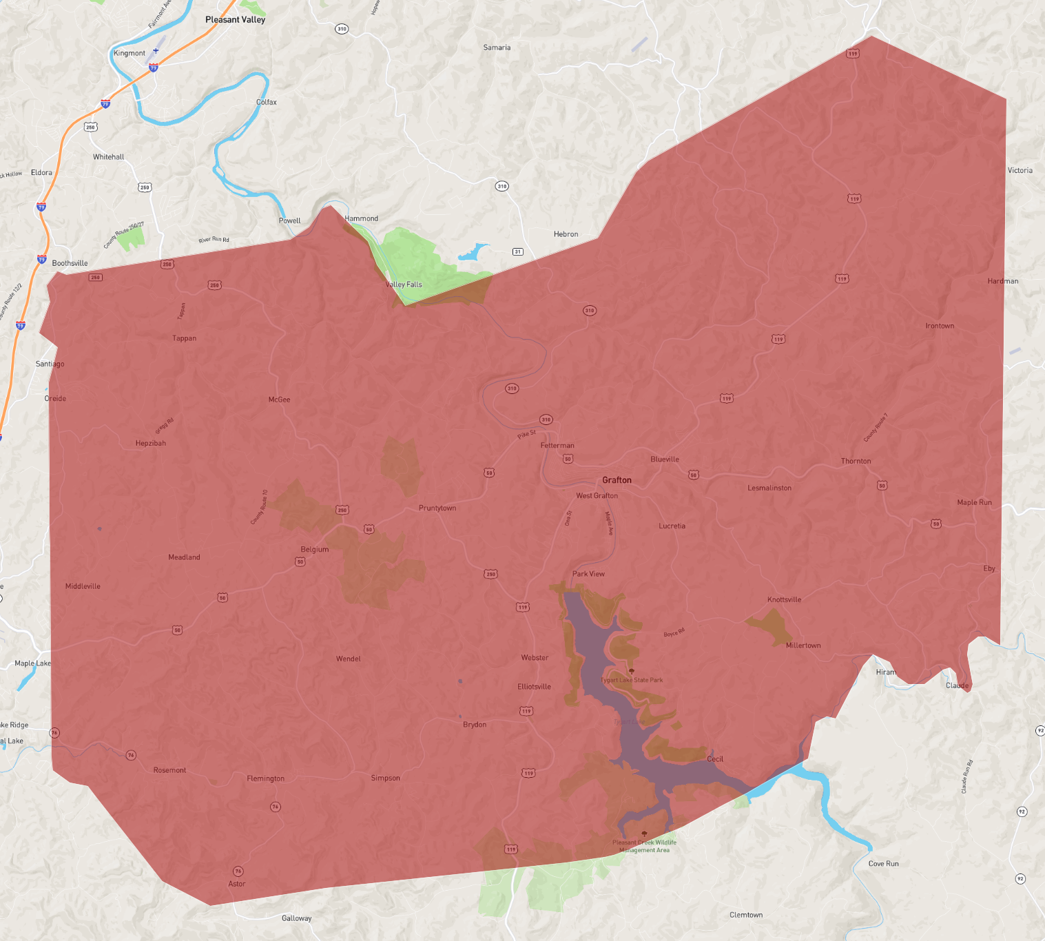 West Virginia Taylor County