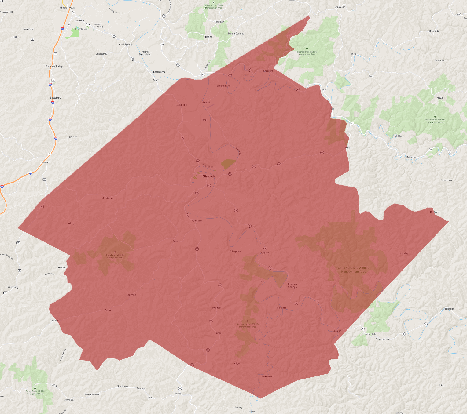 West Virginia Wirt County