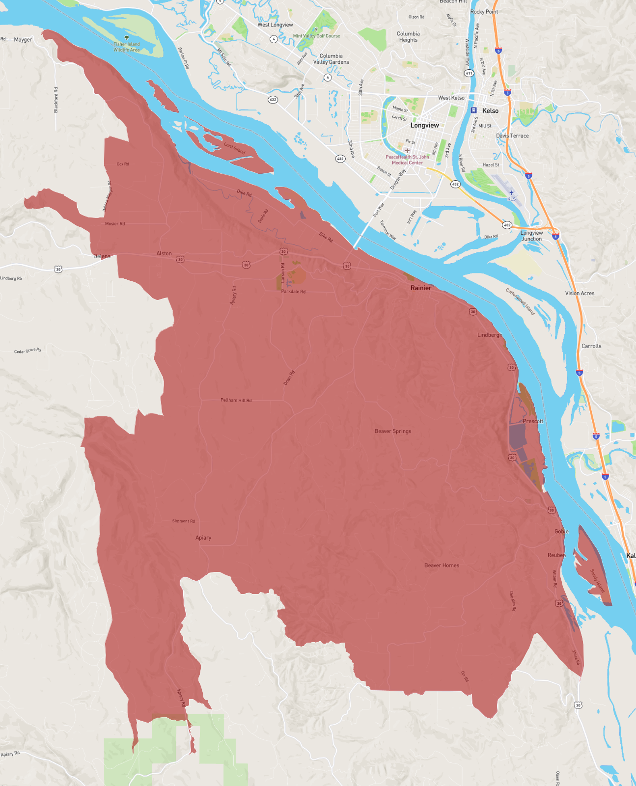 Zip Code 97048 - AtlasBig.com