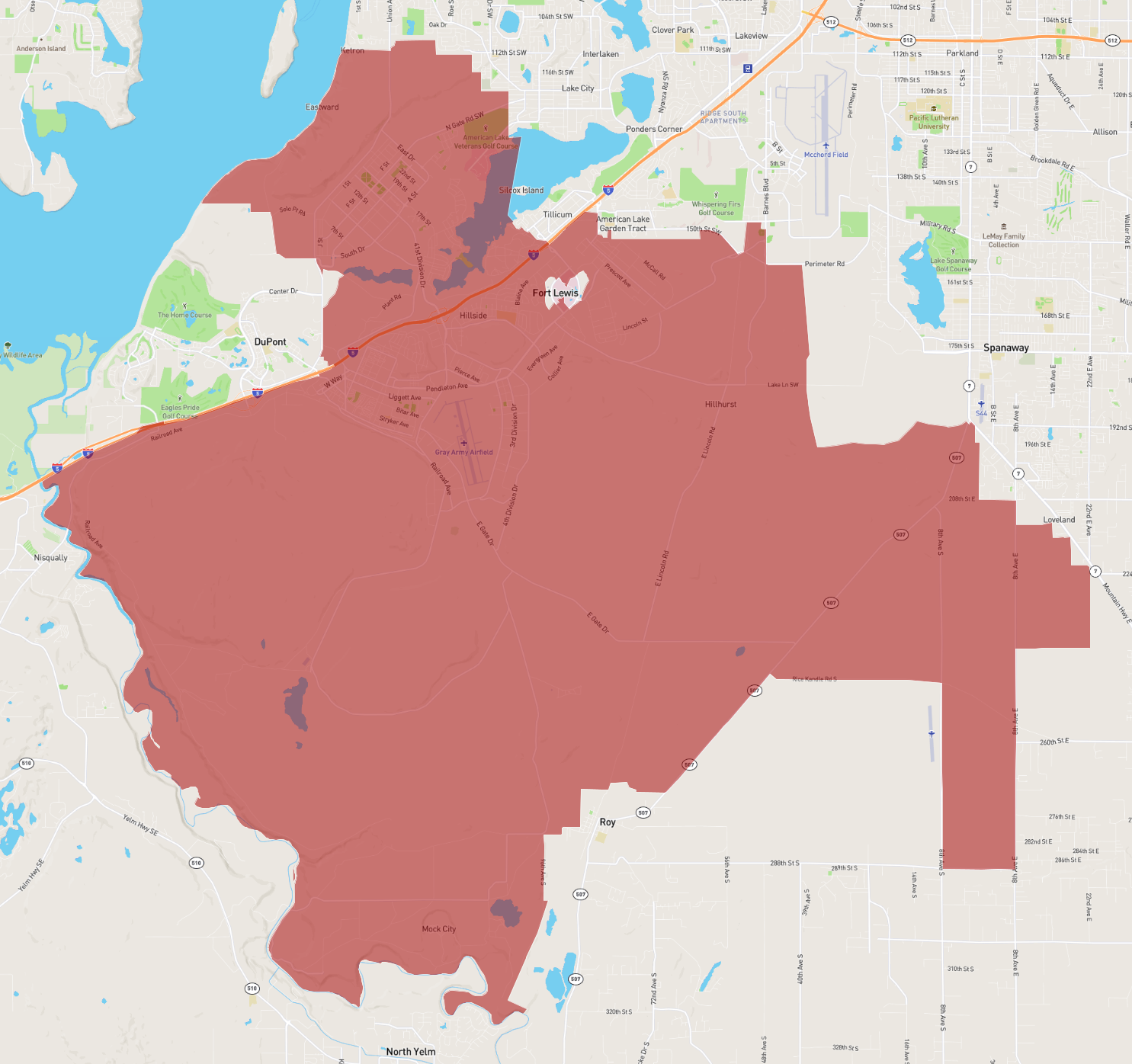 Zip Code 98433 AtlasBig