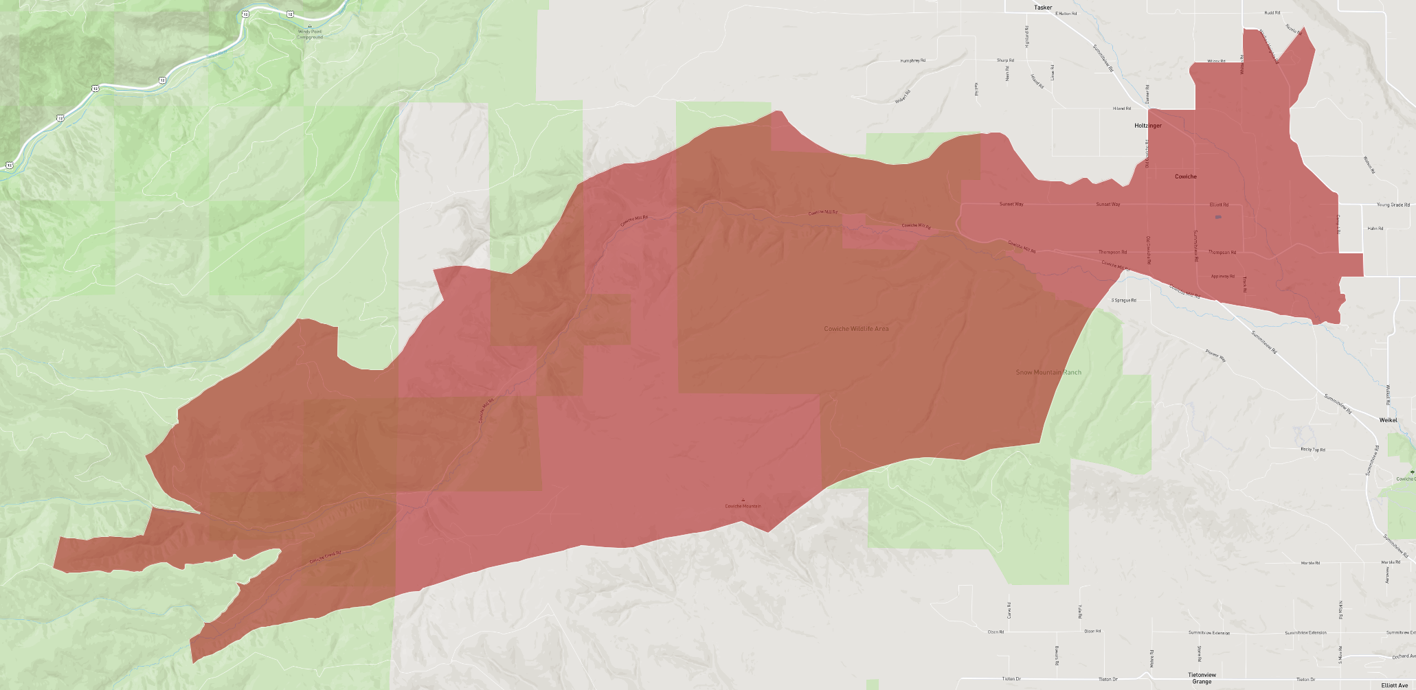 Zip Code 98923 - AtlasBig.com